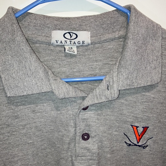 Vantage | Shirts | University Of Virginia Polo Sz Lg | Poshmark